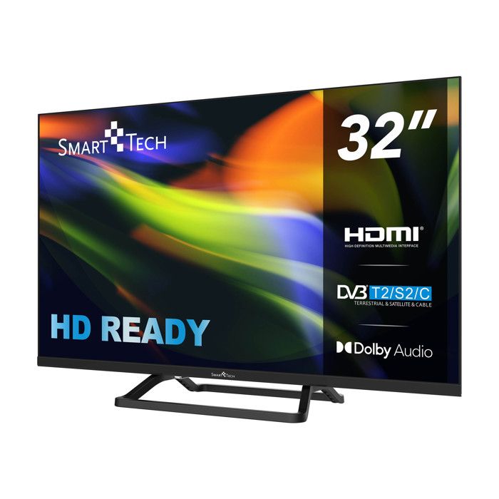 Smart Tech 32HN01V3 TV HD LED 32 Pouces (80cm) Triple Tuner Dolby Audio ...