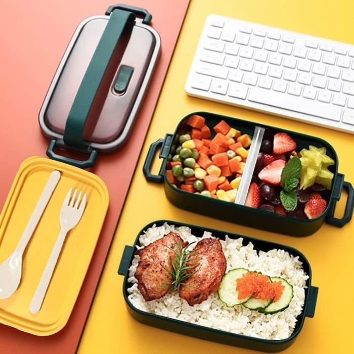 LUNCH BOX - BOITE A REPAS Bento Lunch Box Double Couche Boite Repas ...