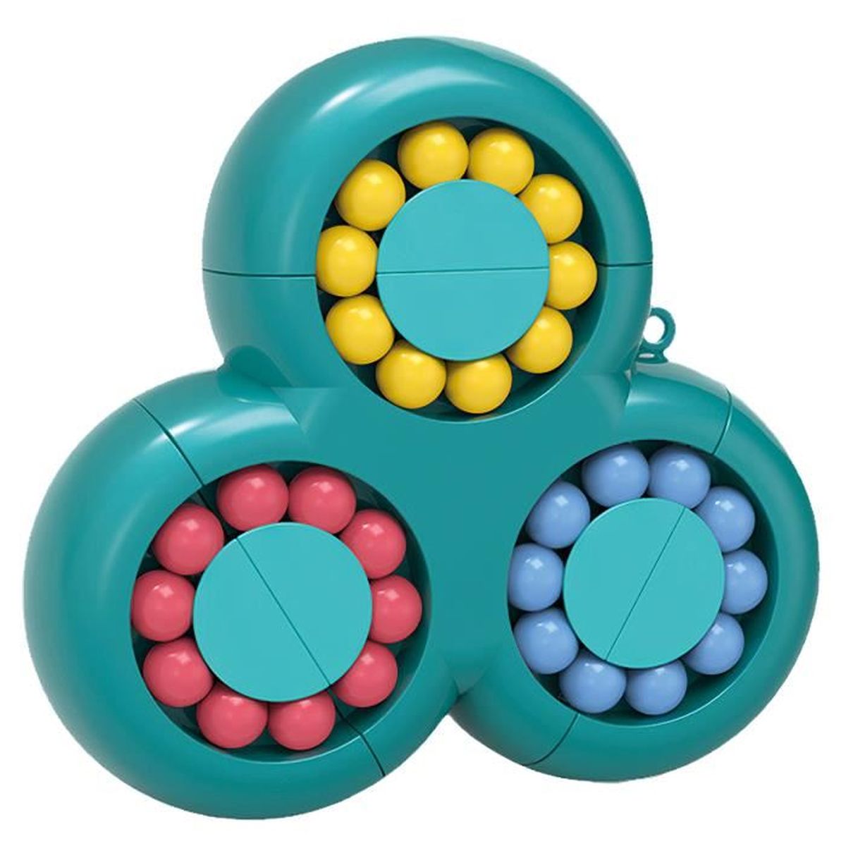 Jouet de décompression Triangle Magic Cube Rotation Magic Bean Creative ...