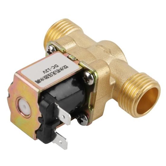 Électrovanne 2 voies - CIKONIELF - G1/2 - 12V - Étanche - Anti ...