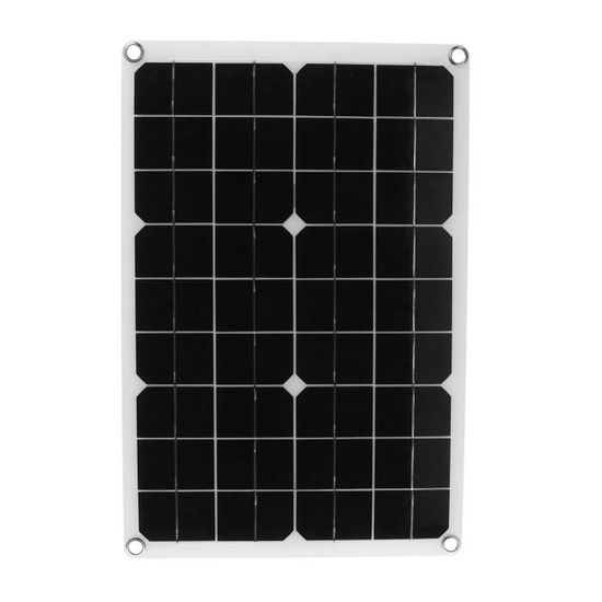 KIMISS panneau solaire monocristallin Kit de panneau solaire USB 20W 18V avec contrôleur de ...