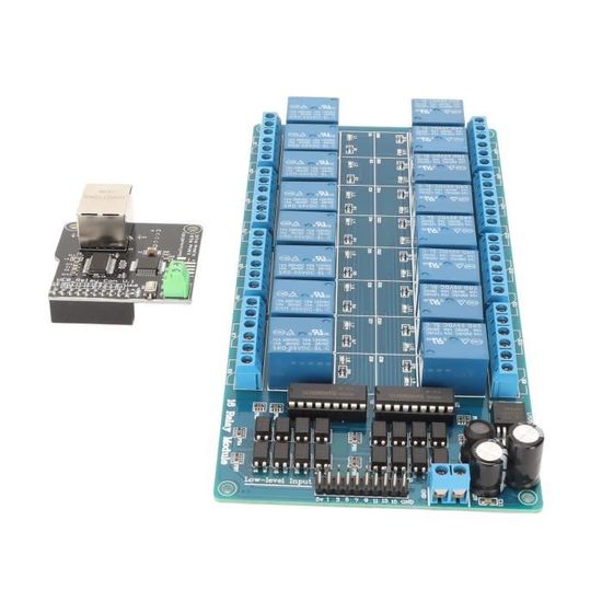 TMISHION Module de relais 16 canaux Module relais 16 canaux contrôleur ...