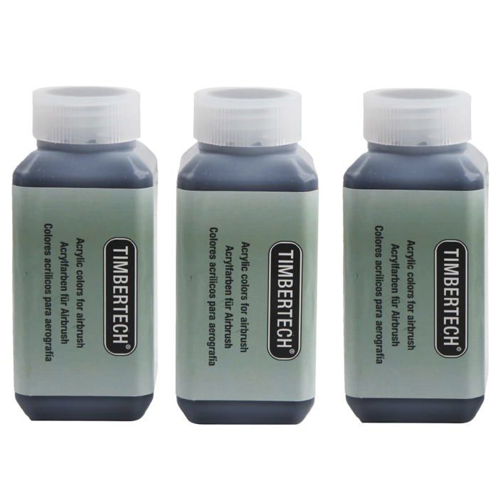Timbertech - Paint100 - Lot de 3 peintures acryliques noires - 100 ml ...
