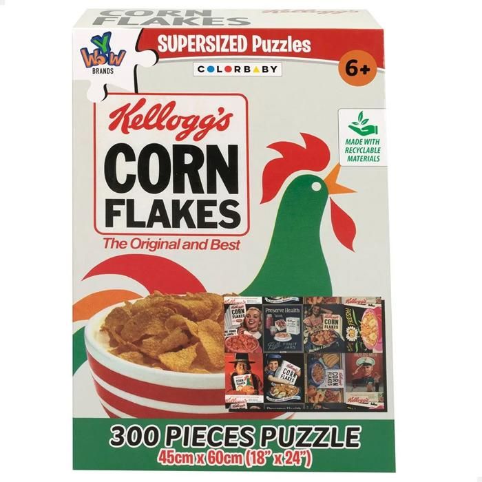 Puzzle 300 pièces - ColorBaby - Corn Flakes Kellogg - Publicité - Pour ...