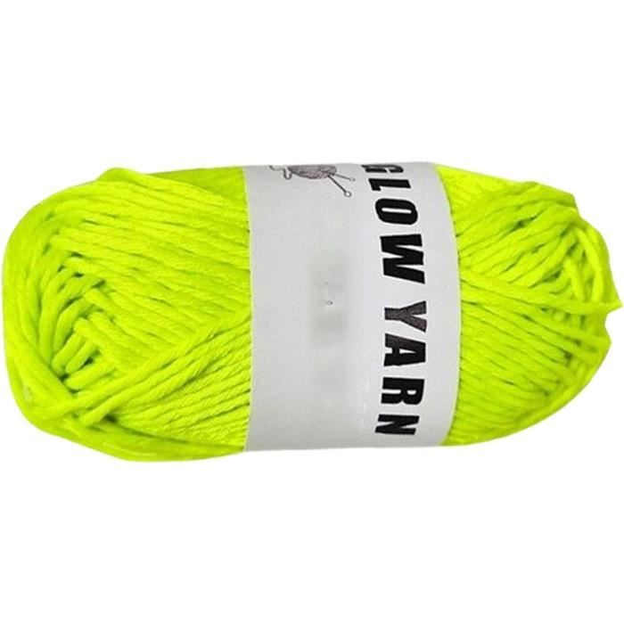 Pelotes De Fil À Tricoter 50G-2Mm X 70M Glow In The Dark Yarn Luminous ...