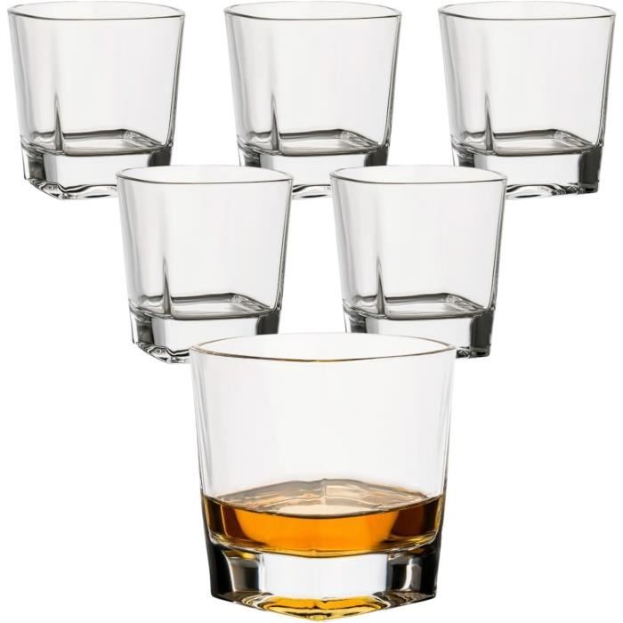 Lot De 6 Verres À Whisky 250 Ml Crystal Lot De 6 Verres À Whisky Au ...