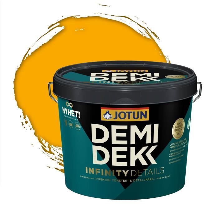 JOTUN - Peinture Bois, Lasure Opaque Satinée - RAL 1003 - Jaune de ...