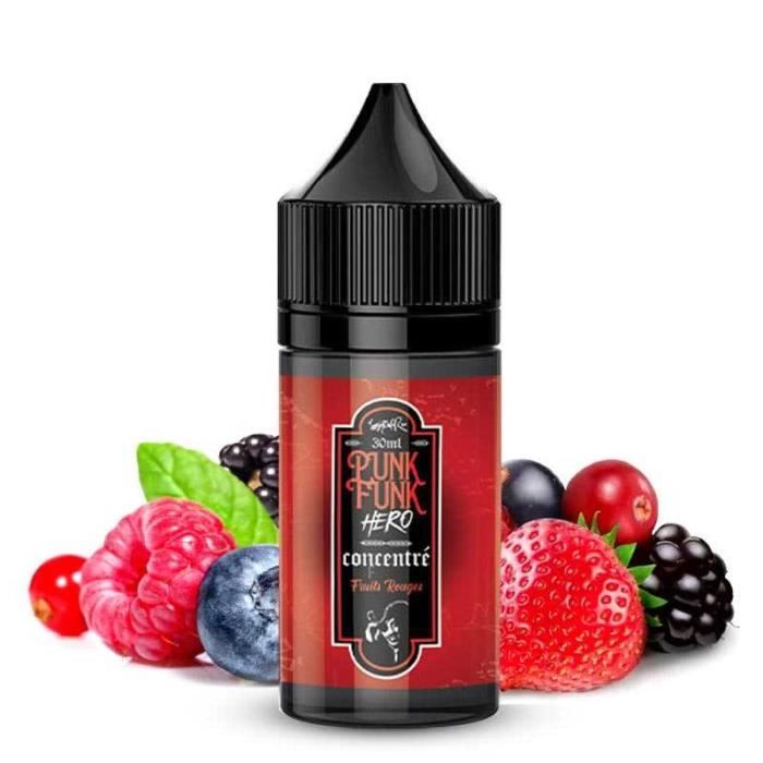 Concentré Fruits Rouges 30ml - Punk Funk Hero- Genre : 20 - 30 ml ...