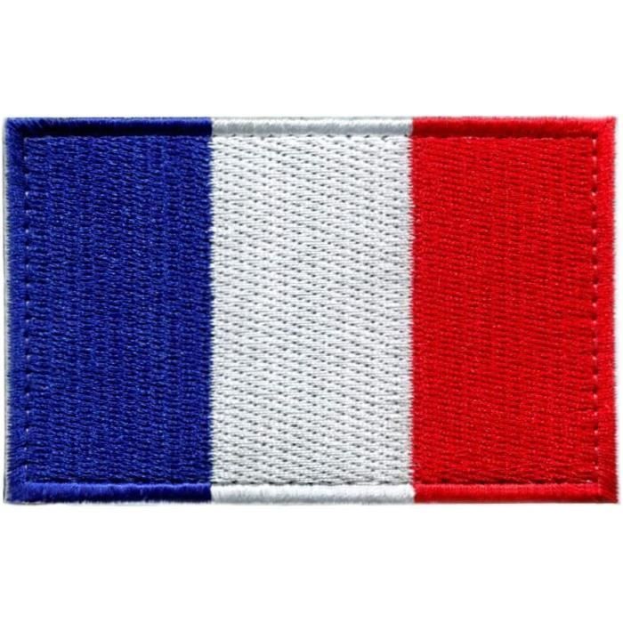 Patch France - 8 x 5 cm - Ecusson Drapeau Militaire Airsoft Garçons et ...