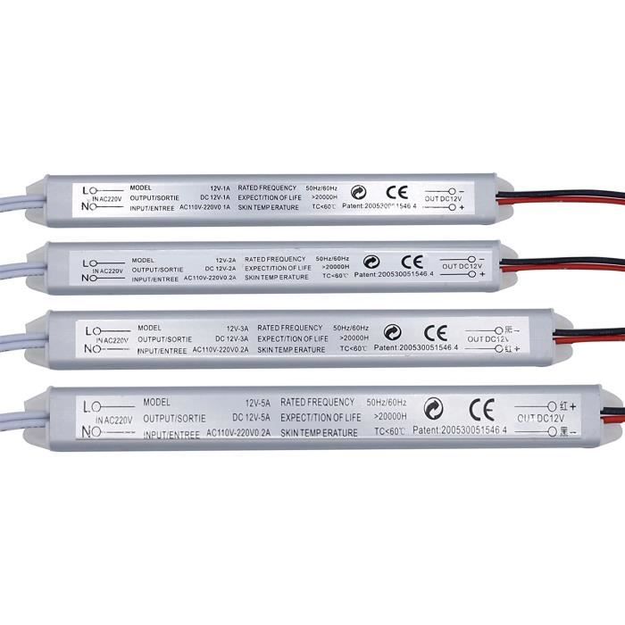 LED Driver 12V Alimentation 220v à 12V Commutation LED Driver ...