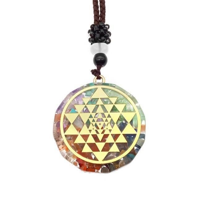 7 chakras 3 - Collier De Méditation Chakela Orgonite, Équilibre De ...