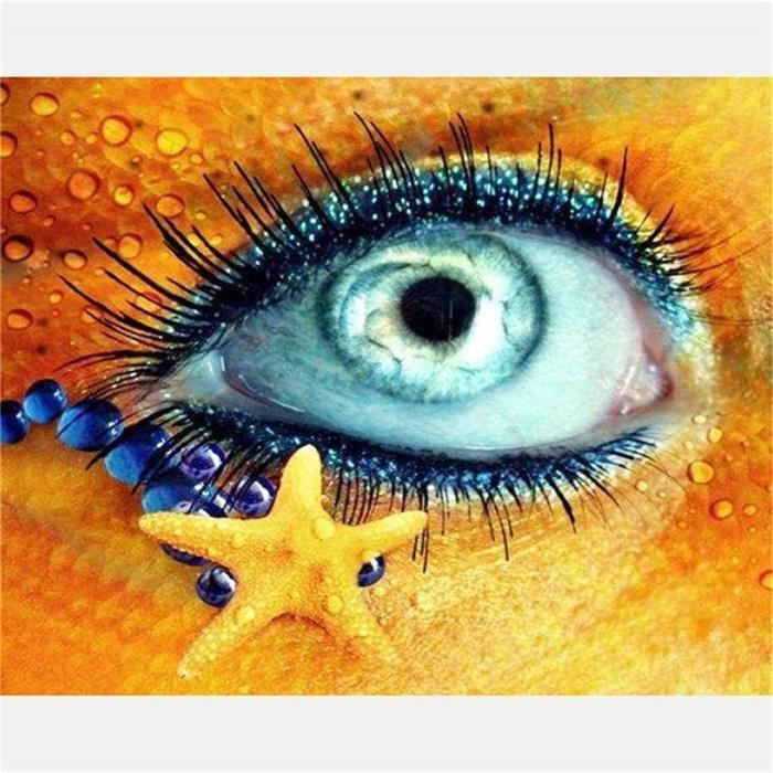Diamond Painting Eye Star 5D Diy Broderie Diamant Complet Cristal ...