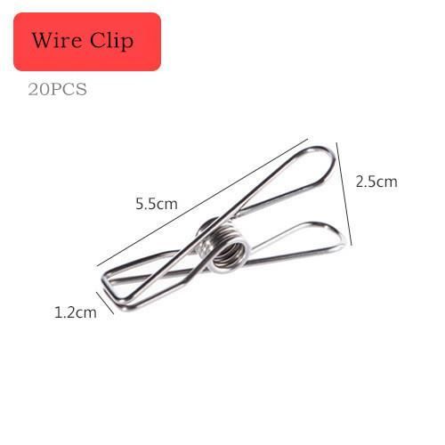 Pince à linge,pinces à vêtements en métal, en acier inoxydable, pour ...