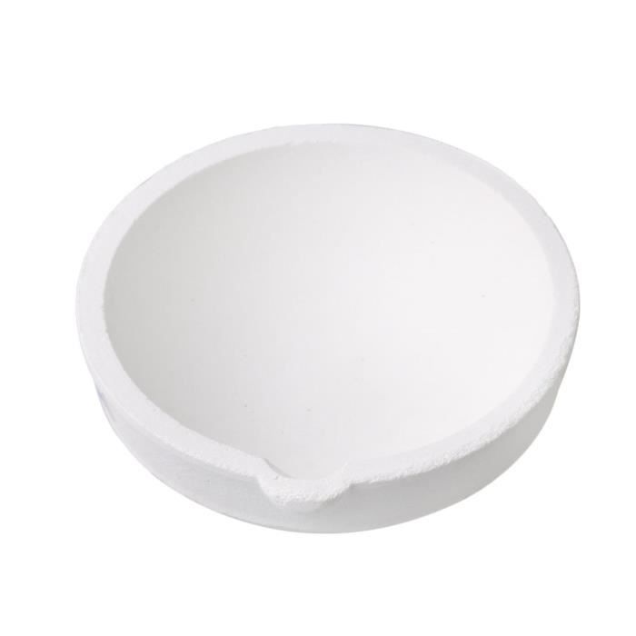 Creuset en quartz blanc de 70 ml pour la fonte des températures élevée ...
