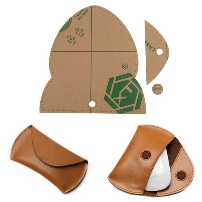 Cikonielf Modèle en cuir Ensemble de modèles en cuir faits à la main ...