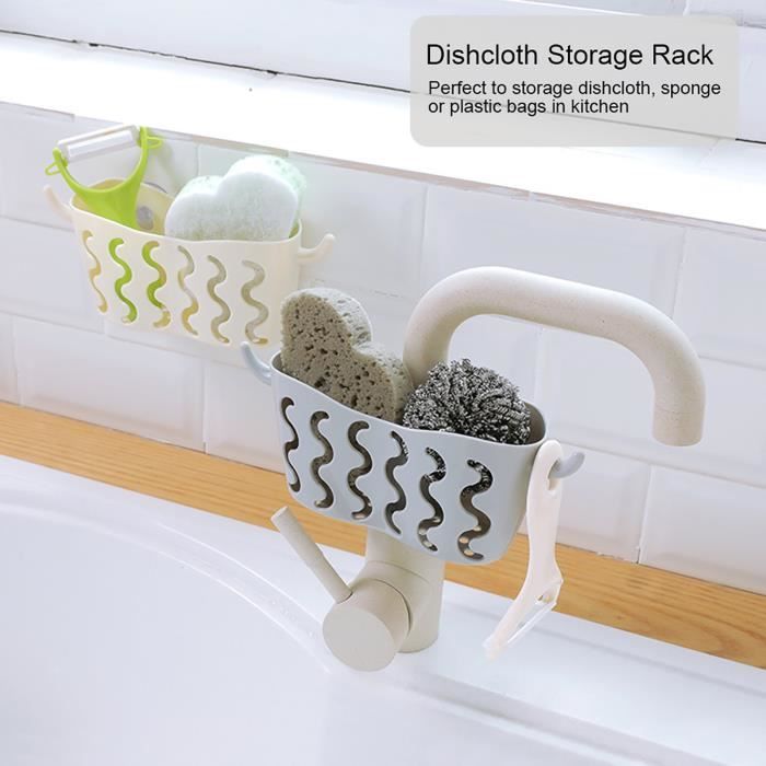 Étagère De Rangement Pour Éponge Usage Domestique Cuisine Ventouse ...