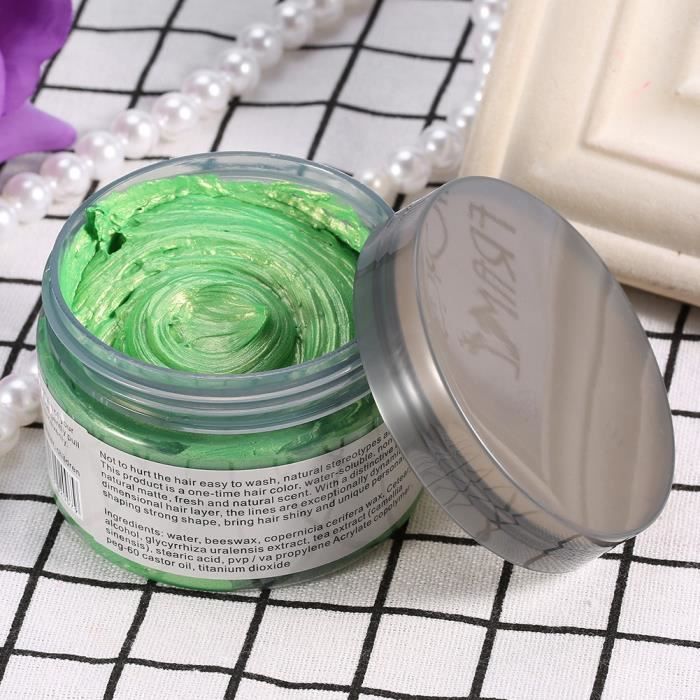 Cire coiffante jetable pour les femmes et les hommes (vert) 89163 ...