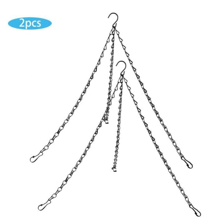 Pot fleurs chaîne suspendue Chaînes suspendues Plante de fleur Porte ...