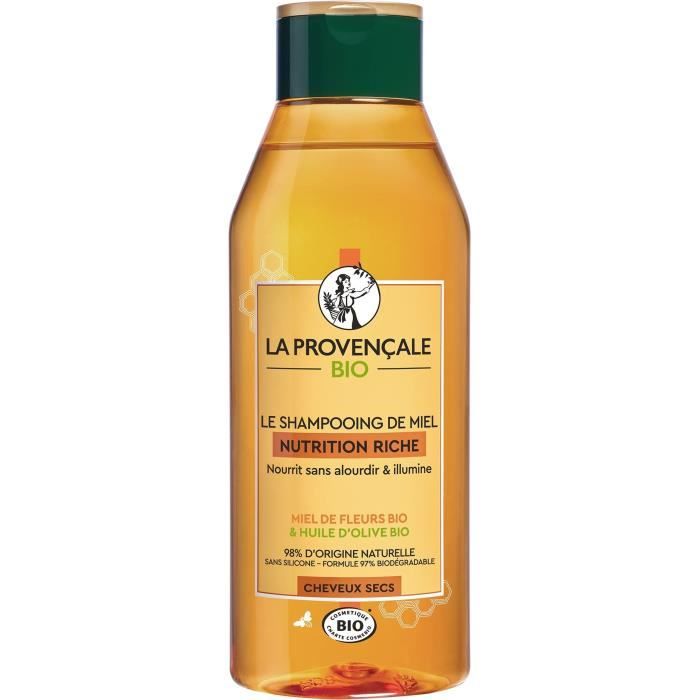 Shampooing La Provençale Cheveux secs Miel Nutrition Riche 250 ml ...