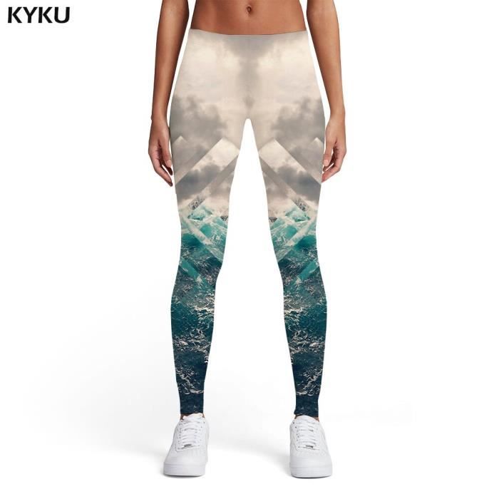 Leggings Gothiques Pour Femmes Kyku Modèle Nwk0436 Taille Haute