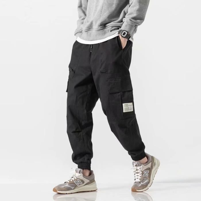 Pantalon de jogging - Cargo noir pour homme jogging classique ...