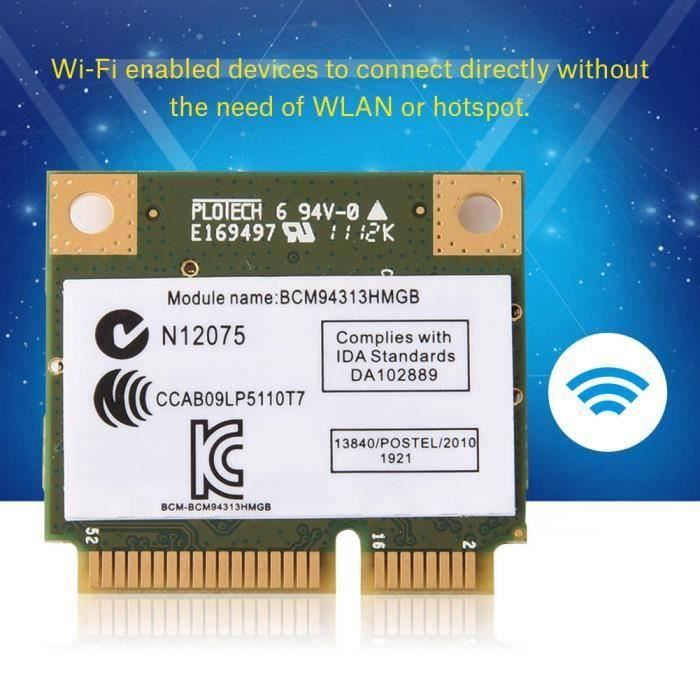 Trust-Carte WIFI Bluetooth Mini carte Bluetooth WIFI 2 en 1 pour ...