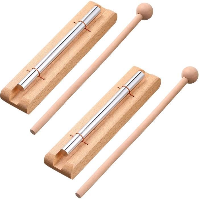 2 PièCes Carillon à Main, Cloche à Main Carillon de Classe Instrument ...