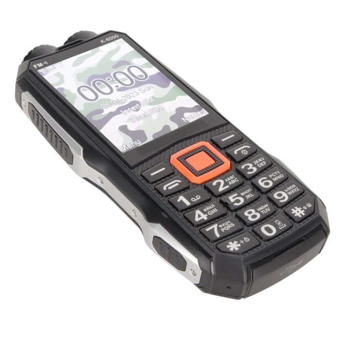 Sonew Téléphone cellulaire 2G pour aînés Téléphone portable 2G débloqué double SIM grand écran ...