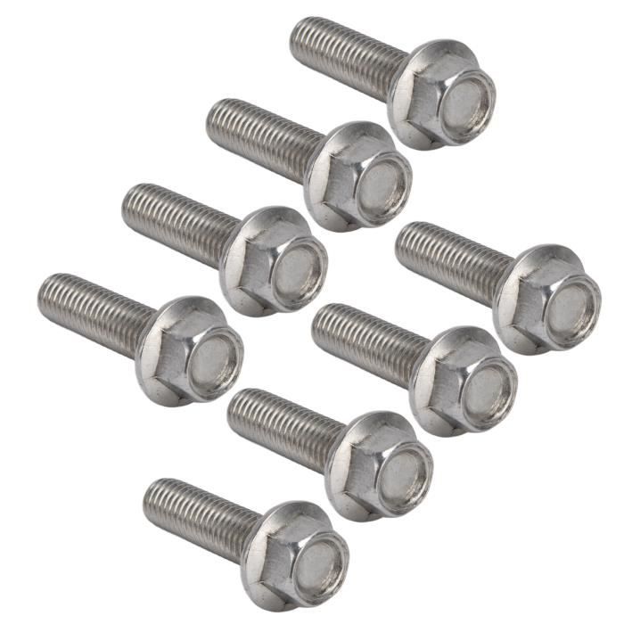 Sonew boulon hexagonal grossier 20 pièces boulons à vis M10x1.5 A2‑70 ...