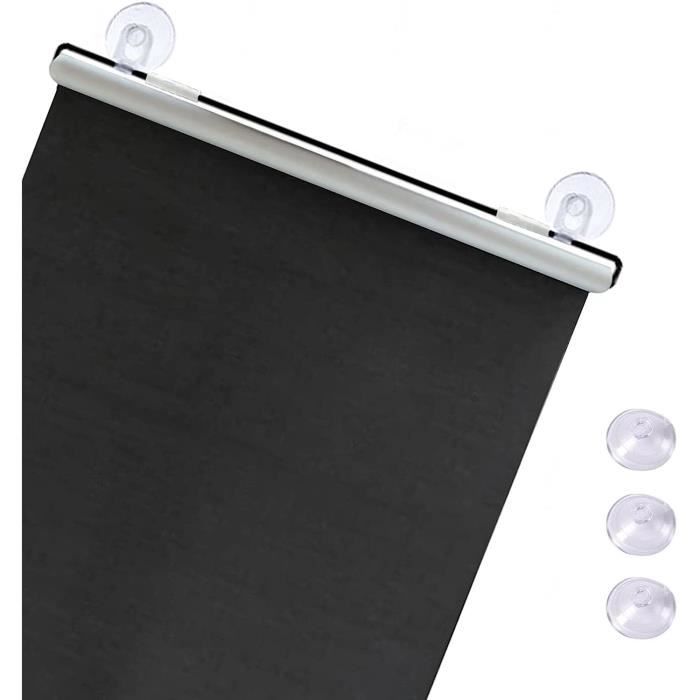 Store enrouleur occultant avec ventouses, réglable pour fenêtre sans ...