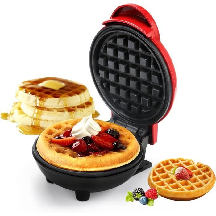 ASANMU Petit Gaufrier Rond, Machine a Gauffre et pancake Waffle Maker ...