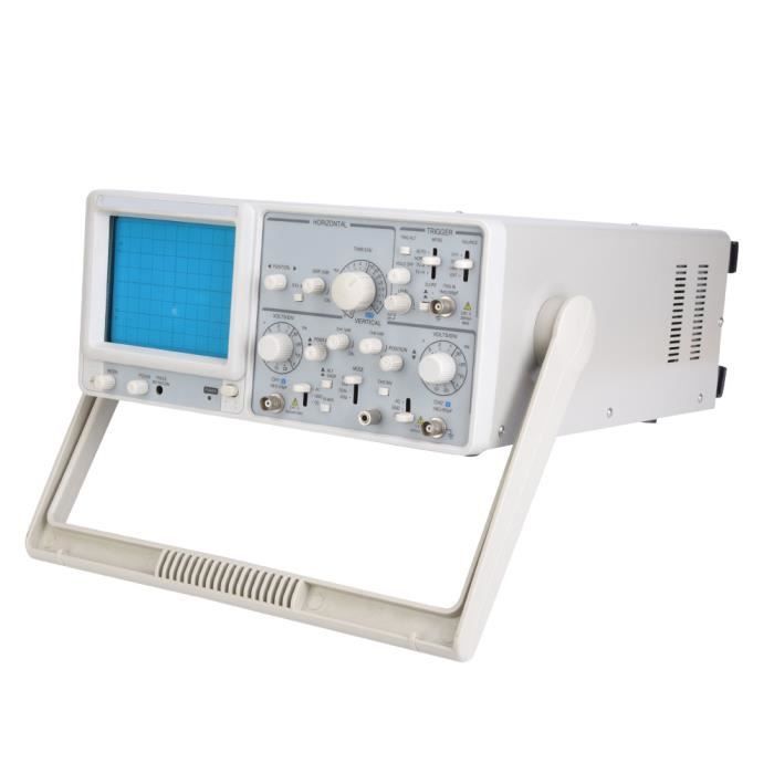 Oscilloscope analogique numérique à double trace à double canal TMISHION YD4330 - 30MHz - 220V ...