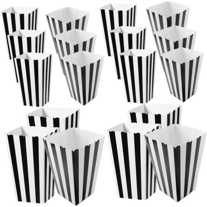 36Pcs Boîtes De Pop-Corn Boîte De Pop-Corn Récipients À Gâteaux En ...