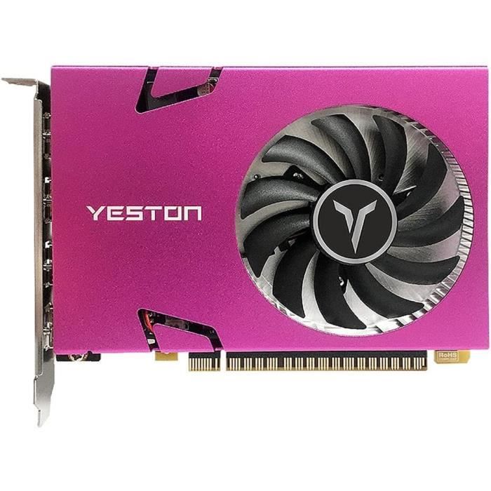 Carte Graphique, Yeston Gt730-2G 4Hd Carte Graphique 4 Écrans 2G-128Bit ...