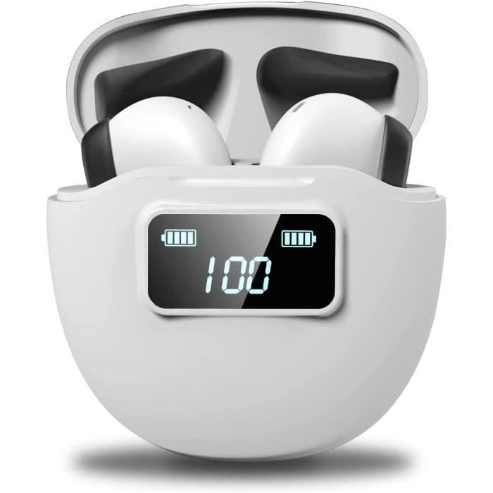 Écouteurs Sans Fil Air 5P - Son Stéréo De Qualité Supérieure - Écouteurs Intra-Auriculaires ...