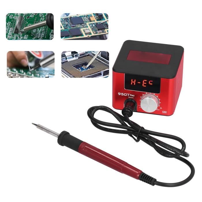 VBESTLIFE Fer à souder Station de soudage fer température réglable affichage numérique ensemble ...