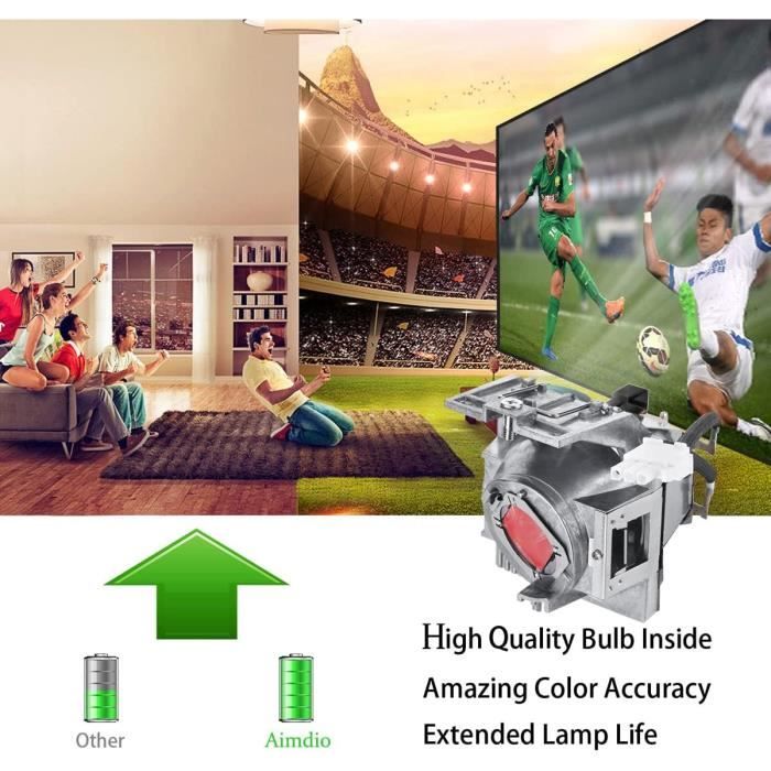 5J.Jhn05.001 5J.Jhh05.001 Lampe De Vidéoprojecteur Pour Benq W1700 ...