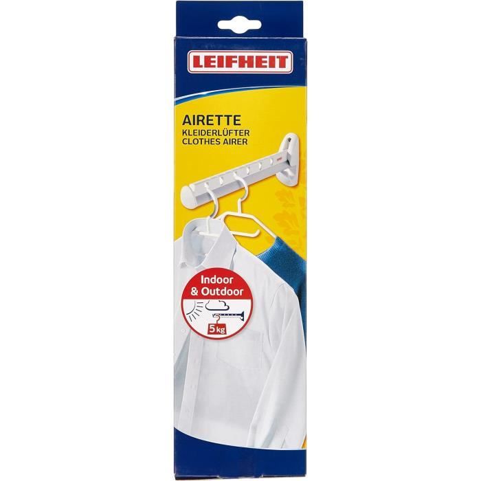 Leifheit Porte cintre mural Airette, Support de cintre pouvant ...