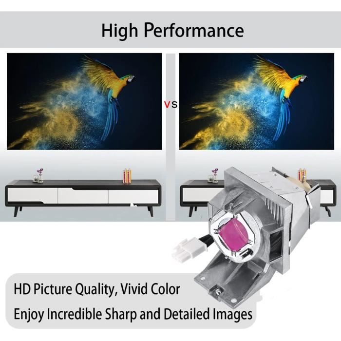 5J.Jhn05.001 5J.Jhh05.001 Lampe De Vidéoprojecteur Pour Benq W1700 ...