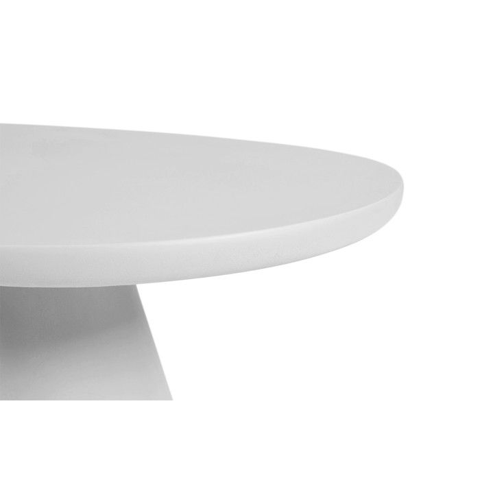 Table basse 'Tavira' 120 cm Ovale Ciment Ecru - Cdiscount Maison