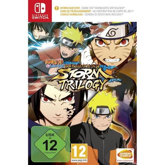 Naruto Ultimate Ninja Storm Trilogy Jeu Nintendo Switch - Code in a box ...