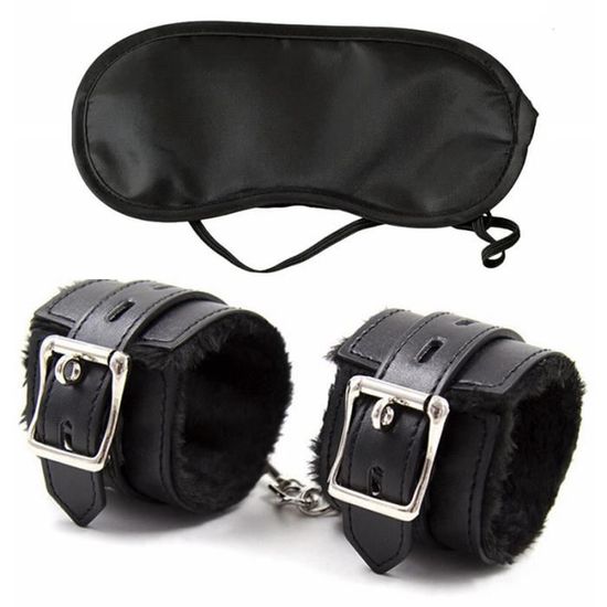 Menottes Érotiques En Cuir Pu, Ensemble De 2 Pièces, Menottes À La ...