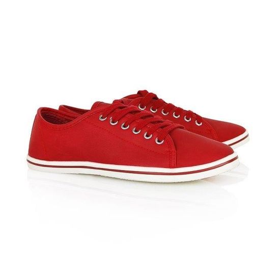 BASKET ADELE - Couleur - Rouge,... Rouge Rouge - Cdiscount Chaussures