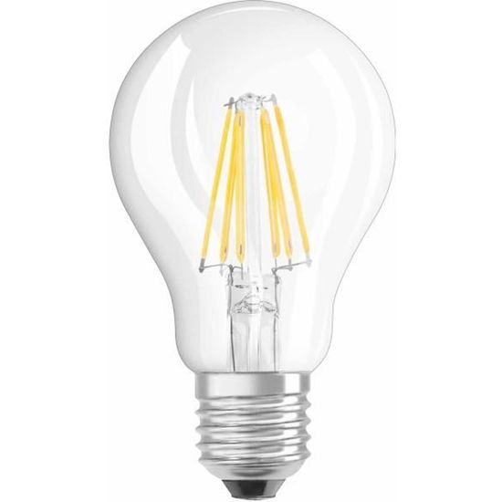 OSRAM-Ampoule LED filament standard E27 Ø6cm 2700K 7W = 60W 806 Lumens Osram - Cdiscount Maison