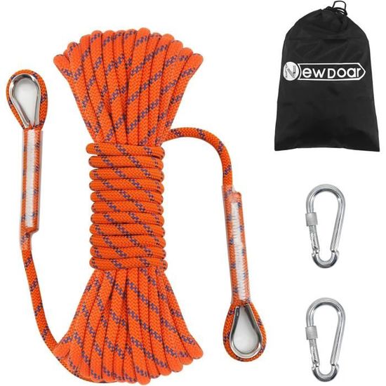 12Kn-14Kn-18Kn Corde D'Escalade Statique 8Mm-10Mm Cordon Accessoire ...