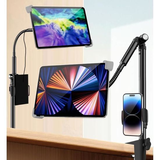 Support Tablette Lit à Col de Cygne, Support Tablette Bureau Réglable ...