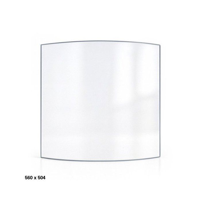 Vitre Olsberg GOLAYA (sans sérigraphie) - Verre Courbe pour poêle à ...