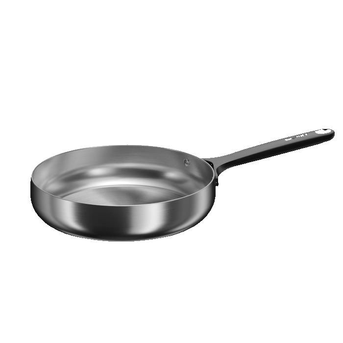 BergHOFF Home Poêle Ø 24 cm Smokey Black, acier inoxydable, sans PFAS ...