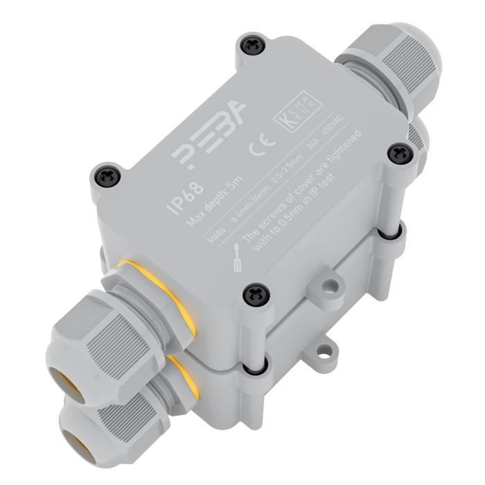 ® Boîte De Dérivation Étanche Ip68 - Etanche Boîte De Jonction - Boîtier De Raccordement ...