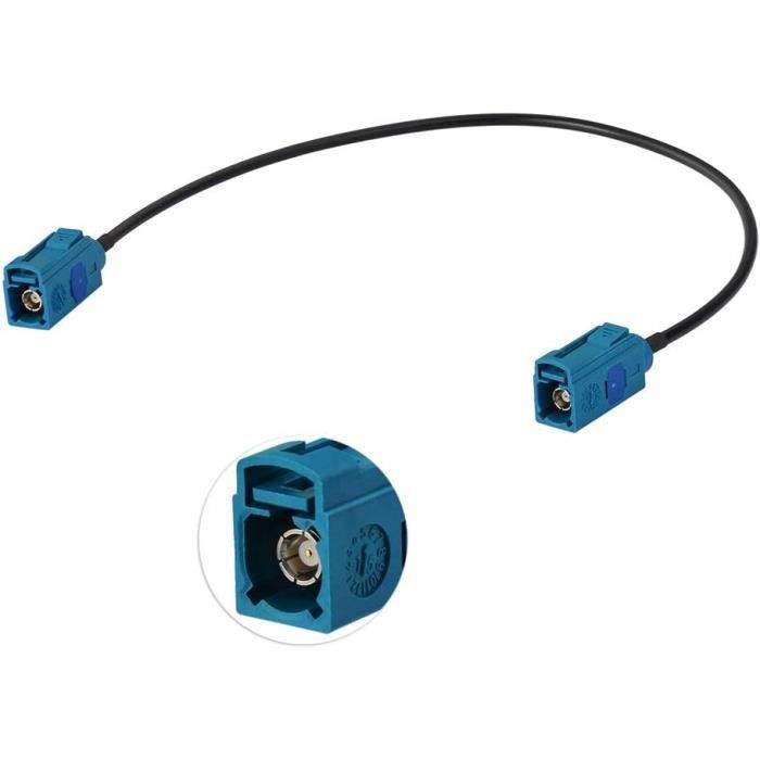 Câble Fakra Z Adaptateur Autoradio TV Dab GPS Fakra Z Jack (Jack) à ...